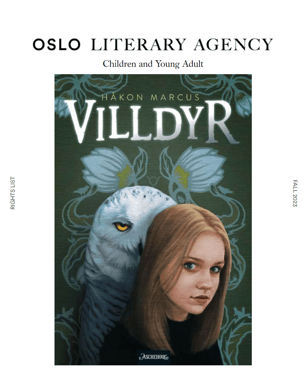 Cover Catalogue Children YA fall 2023 - Oslo Literary Agency