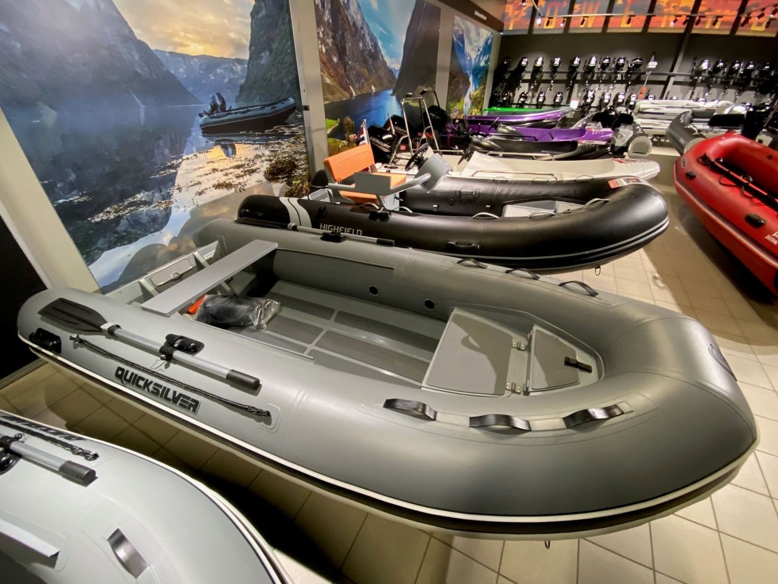 Quicksilver aluminium RIB serien er moderne og innovative modeller